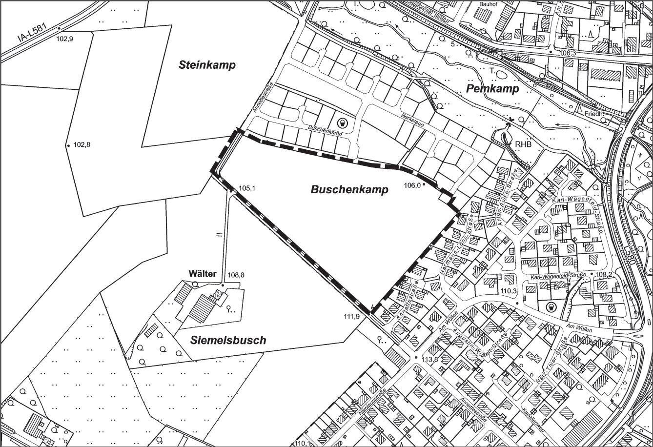 Aktuelle Bebauungsplanverfahren
